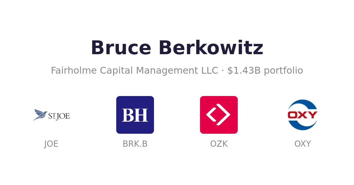 $1B Bruce Berkowitz Portfolio / Fairholme Capital Management LLC