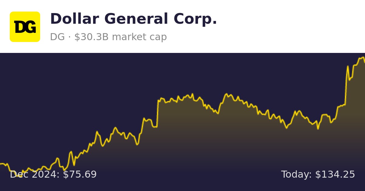 Dollar General (DG) | Finance information