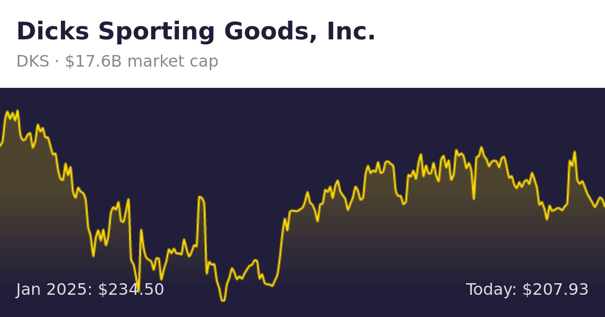 Dicks Sporting Goods (DKS) | Finance information