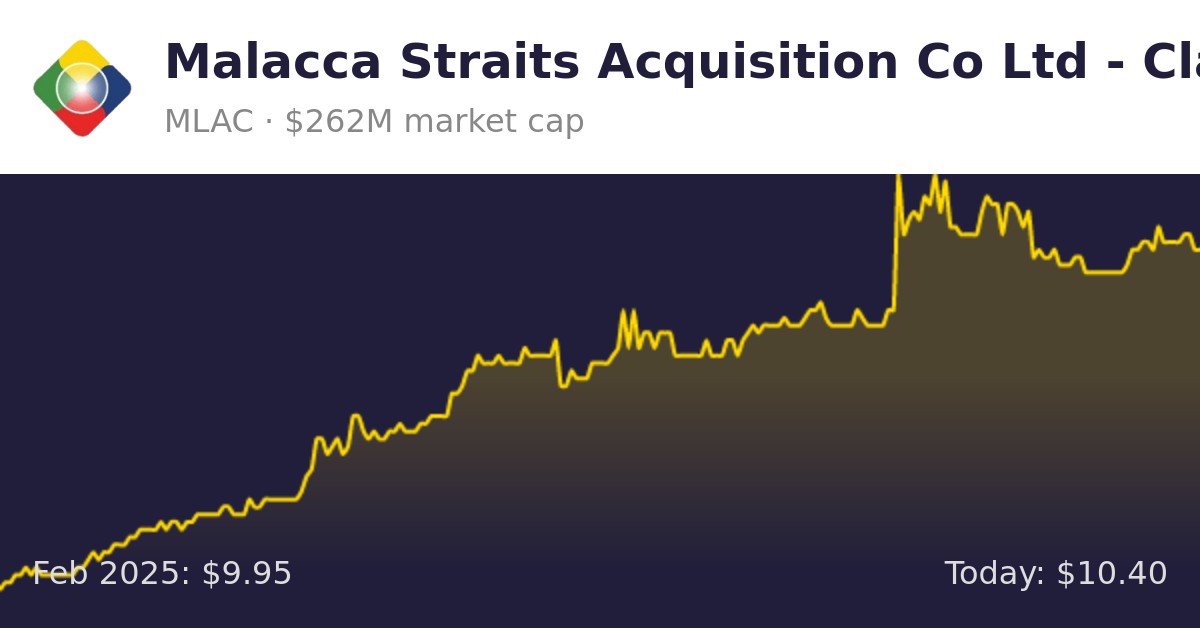Malacca Straits Acquisition Co Ltd (MLAC) | Finance information
