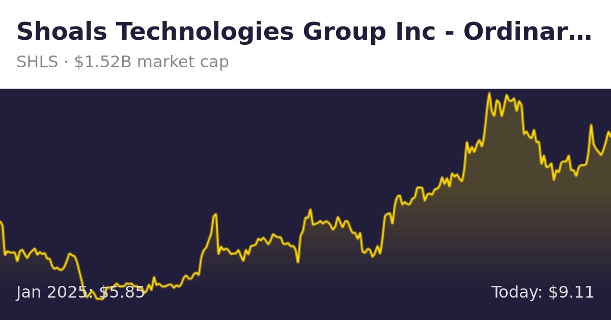 Shoals Technologies Group (SHLS) | Finance information