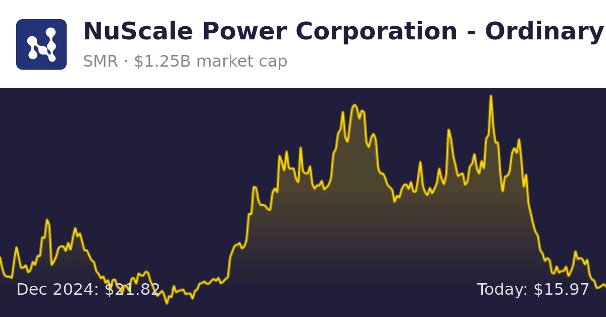NuScale Power (SMR) | Finance information