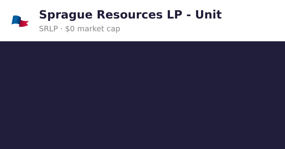 Sprague Resources LP - Unit (SRLP) | Finance information